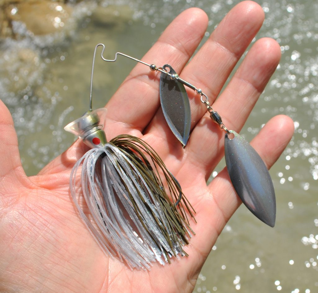 Funnel Spinner Silver Red Dot - Tackle Bass Marine